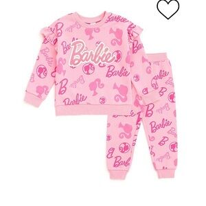 Barbie | Matching Sets | Barbie Pink Matching Jogger And Sweatshirt Set ...